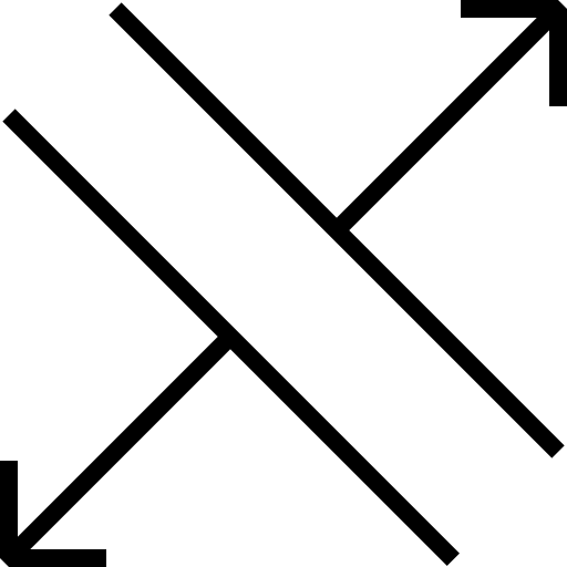 Enlarge, Diagonal, Arrows, maximize, Expanding, expand, Resize icon