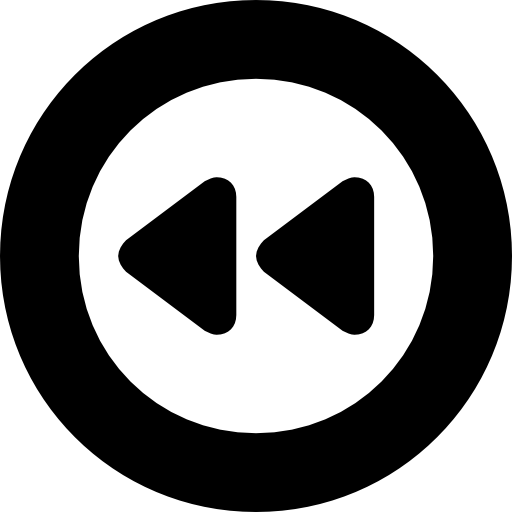 Multimedia Option, rewind, left arrow, Orientation, directional, Arrows ...