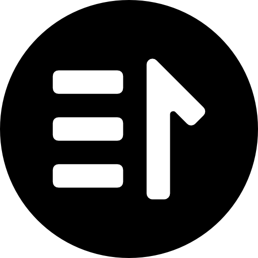 sort, Arrows, Ascendant icon