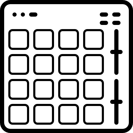 studio, technology, Device, musical, sampler icon