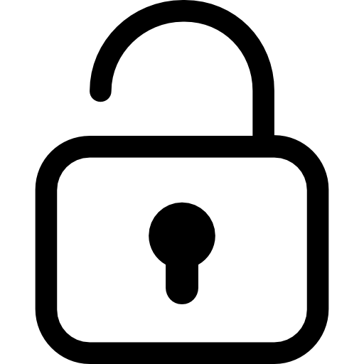 privacy, Unlocked, security, padlock, Tools And Utensils, Unlock icon