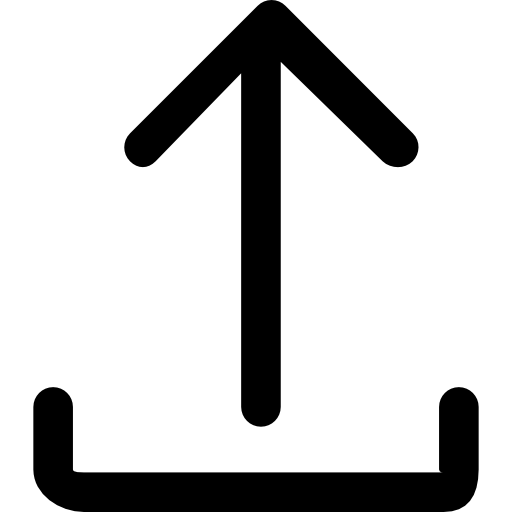 upload, 1, Multimedia Option, outbox, Arrows, Direction, up arrow, uploading icon