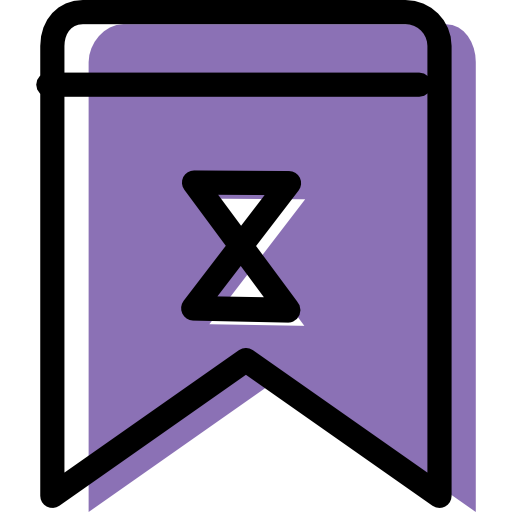 Badge, signs, shapes, interface, bookmark, insignia icon