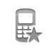 star, phone icon