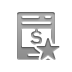 invoice, star icon