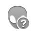 help, Alien, gray icon