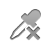 Dropper, cross icon