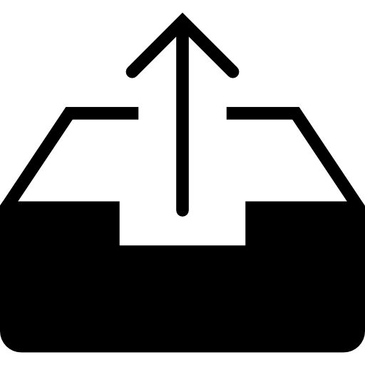 tray, tool, symbols, inbox, interface, Email, File, sent, symbol, mail icon