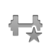 star, weight icon