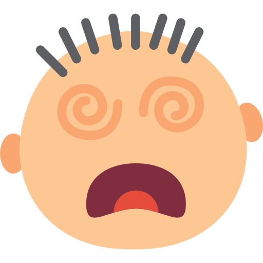 Emotions, interface, Sick, faint, feelings, Dizzy, Emoticon icon