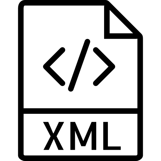 Xml Symbol Xml File Format Xml Format Extensible Markup Language Xml Interface Xml File Icon 8434
