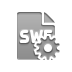 Format, Gear, swf, File icon