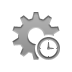 Clock, Gear icon
