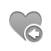 Heart, Left icon