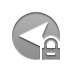 Left, arrowhead, Lock icon