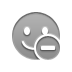 delete, smiley icon