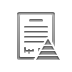 pyramid, contract icon