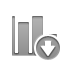 Stats, Down, chart, Bar icon