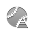 Ball, baseball, pyramid icon