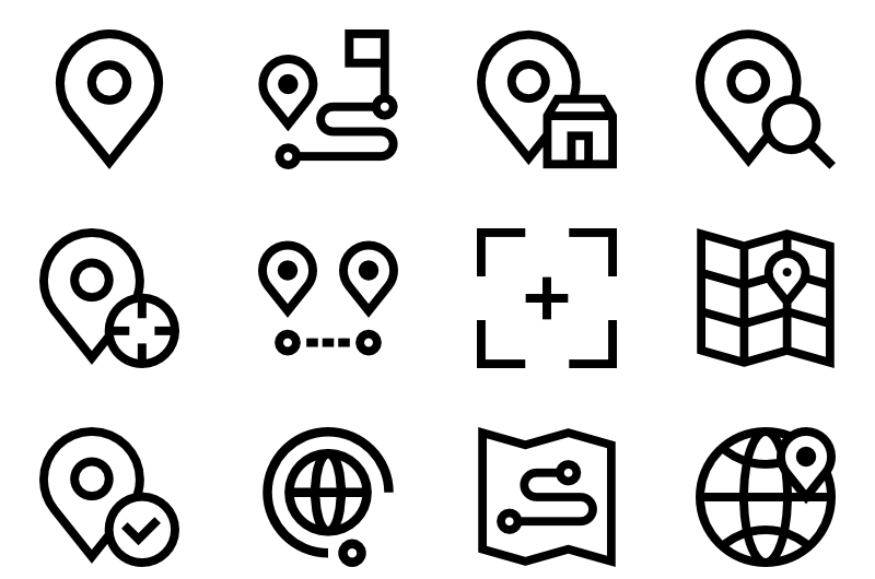 Location Elements Icon