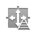 switch, pyramid icon