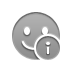 Info, smiley icon