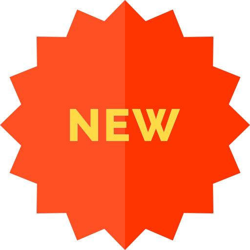 sticker, Design, Badges, new, Badge, signs, star, shapes icon