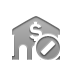 Bank, cancel icon