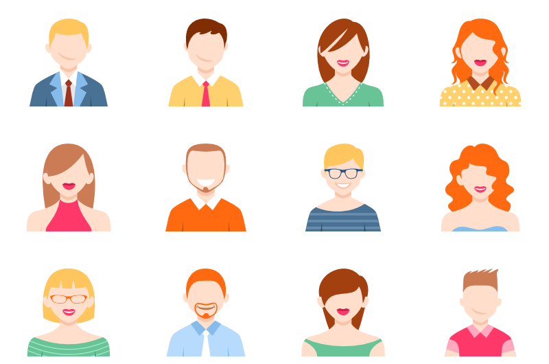 User Avatars Compilation Icon