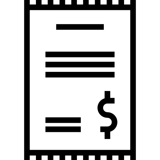 Business, invoice, Bill, Check icon