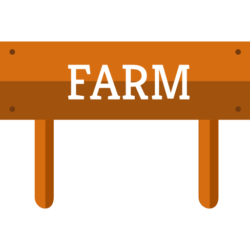 Farm, sign, Entrance, signs icon