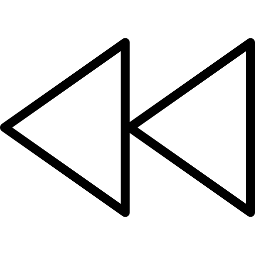 Direction, Orientation, rewind, Arrows, interface, Multimedia Option icon