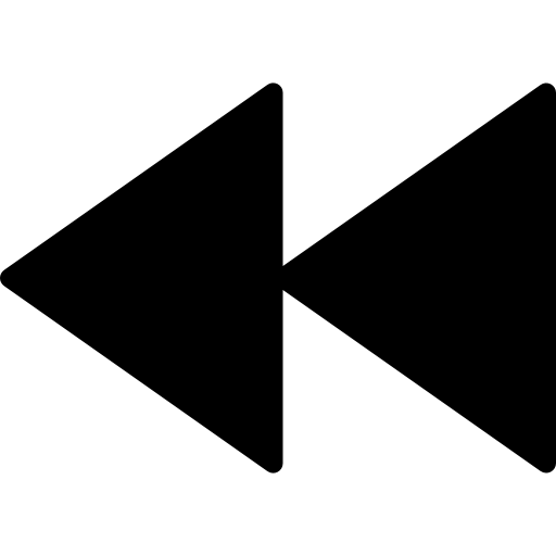 Arrows, Direction, interface, Multimedia Option, Orientation, rewind icon