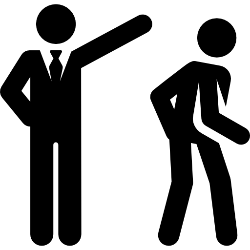 manager, fired, people, worker, Business, Humanpictos, stick man ...