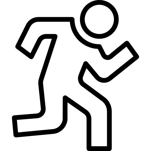 Fast, Run, people, hurry icon