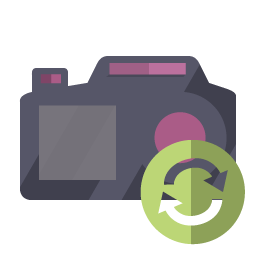 Camera, refresh icon