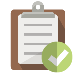 Clipboard, checkmark icon