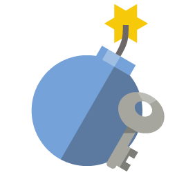 Key, Bomb icon