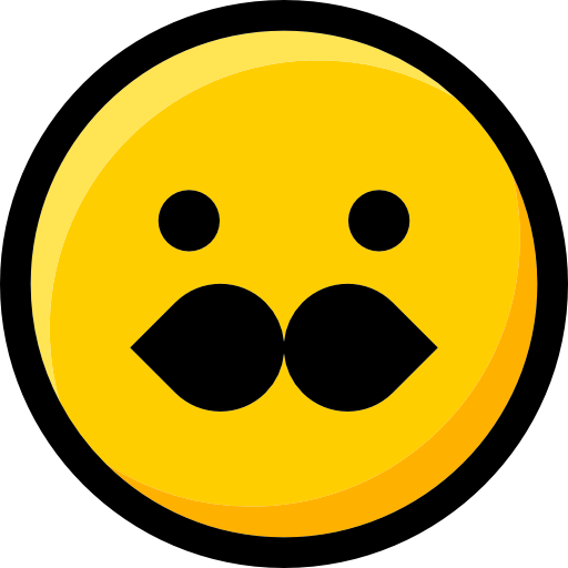 moustache, interface, faces, feelings, Emoji, Smileys, emoticons ...