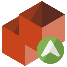 boxes up, Box, Up icon