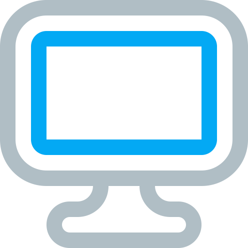 Computer, monitor, Desktop, Tv, screen, pc, television icon
