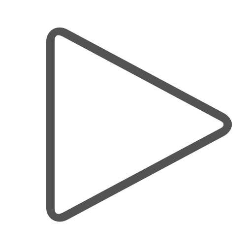 triangle, media, play, shape icon