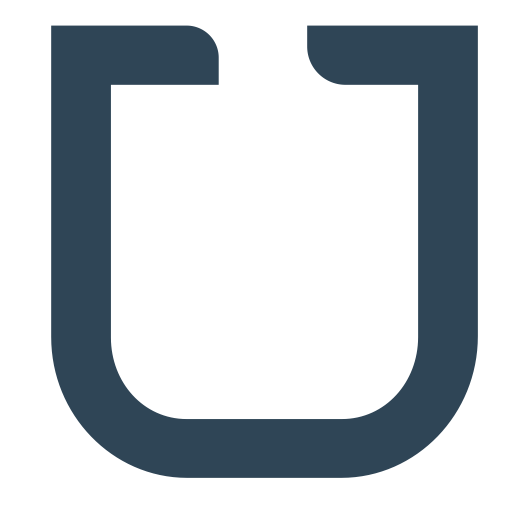 u, udacity, Letter, Brand, single icon