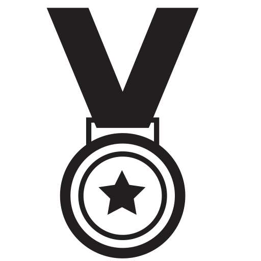 star, gold, medal, award, winner icon