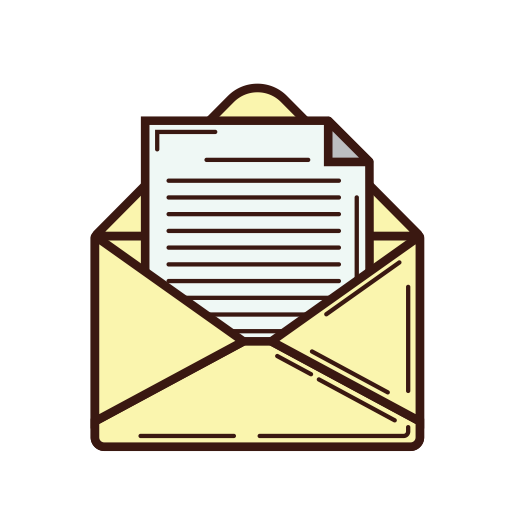 Message, Business, mail, set, Letter, Note, line icon