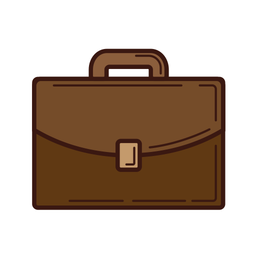 line, Business, graphic, Bag, File, strategy, set icon