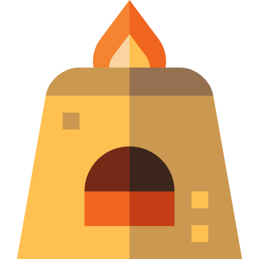 miscellaneous, prehistoric, Stone Age, primitive, Furnace icon