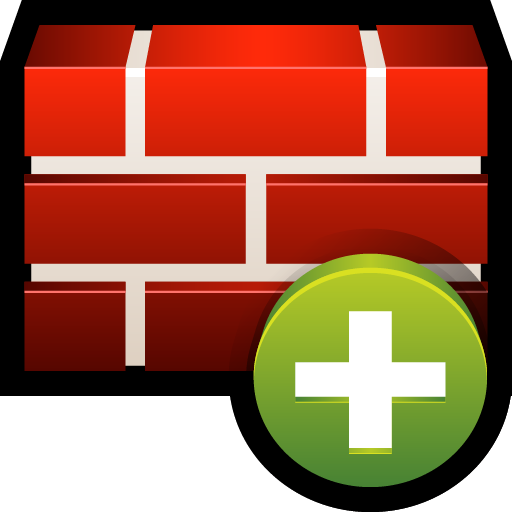 create, Add, shield, safety, Firewall icon
