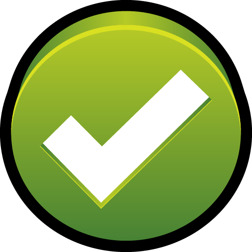 normal, ok, Check, Go, verified icon