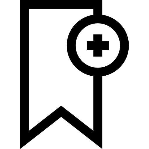 interface, insignia, shapes, bookmark, Badge icon